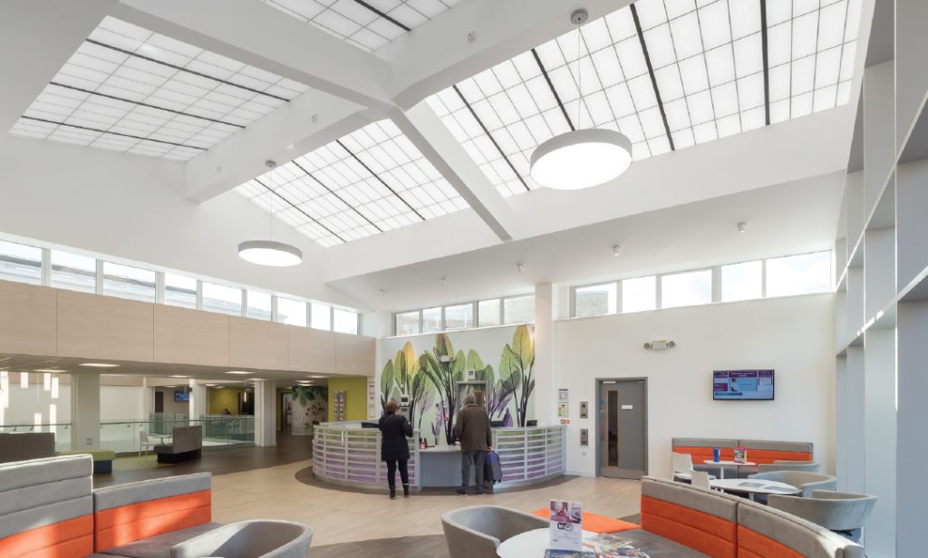 Benenden Hospital Atrium: A Daylit Oasis with Kalwall