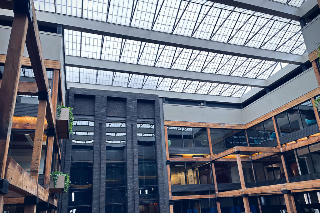 Historic Workplace Revitalized with Kalwall Skylights