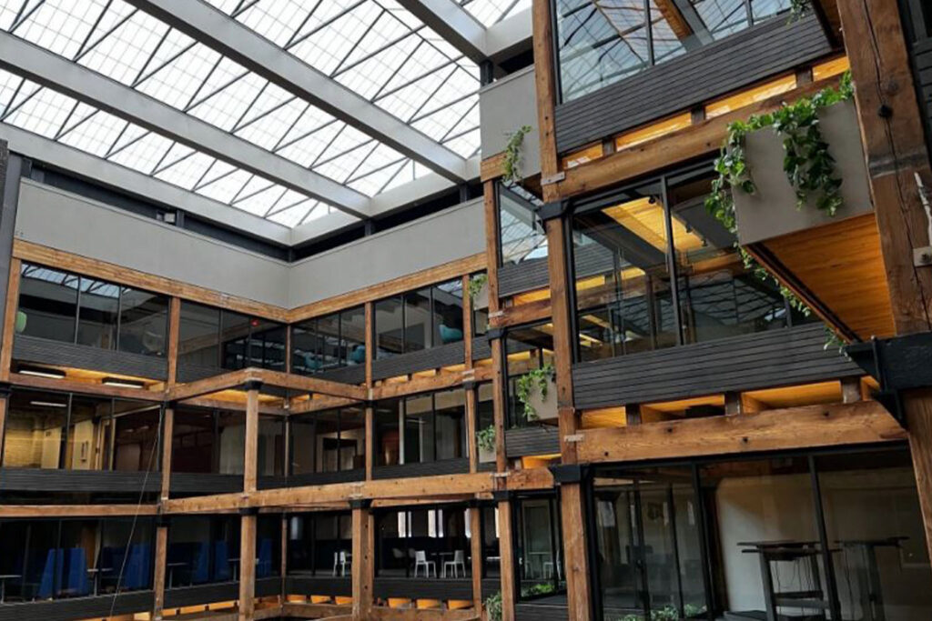 Historic Workplace Revitalized with Kalwall Skylights