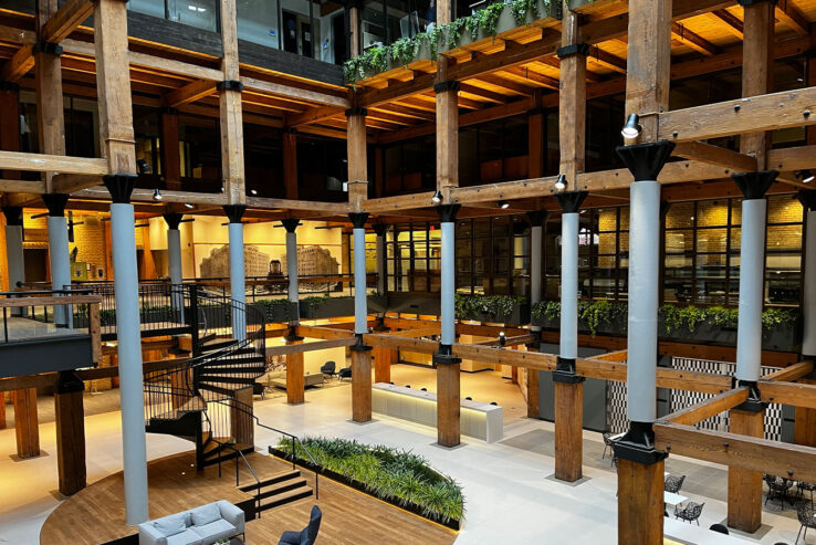 Historic Workplace Revitalized with Kalwall Skylights